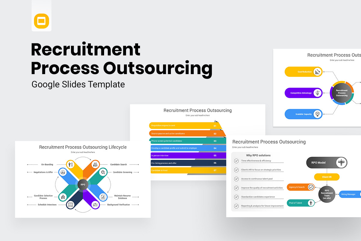 Recruitment Process Outsourcing Google Slides Template | Nulivo Market